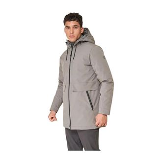 Tant&auml; Rainwear Flako Regenmantel - Castor Gray - - Coats - Herren - Grau - S