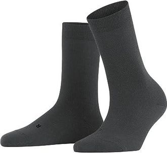 Falke Stabilizing Wool Everyday W So laine unies 1 paire, Chaussettes Femme, Gris Platinum 3903, 35-36