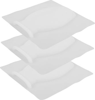 Cabilock 3 St&uuml;ck Wandh&auml;nge Blumentopf getrockneter Bl&uuml;tenhalter Wandmontierte Vase Hydroponik -Pflanzer Wandmagnierte Pflanzer White