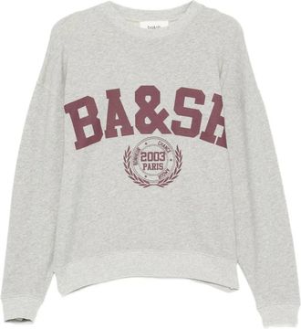 BA&SH Femme, Sweatshirts et sweats &agrave; capuche, Gris, Taille: 38 FR SweaT-shirt Benjamin