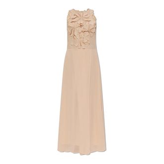 Forte_Forte Kleid mit floralen Details - - Dresses - Damen - Rosa - XS