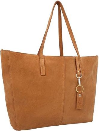 Gusti Belana Shopper Shopper en cuir avec compartiment Airtag et cordon porte-cl&eacute;s