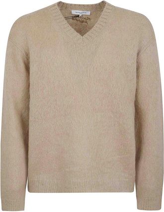 Maison Kitsuné Pull Col Rond - Beige