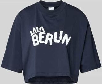 Lala Berlin Cropped T-Shirt mit Logo-Print