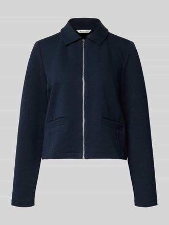 Tom Tailor Regular Fit Blazer-Jacke aus Baumwoll-Mix