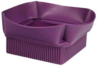 Silikomart Silikomart | Lily 04 Multifunktionskorb aus Silikon, Farbe Lila, Maße 240 x 240 mm h100 mm, Made in Italy