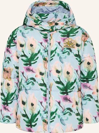 Scotch & Soda Steppjacke Mit Abnehmbarer Kapuze blau