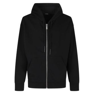 44 Label Group Sweat &agrave; capuche zipp&eacute; classique - Homme - Sweatshirts et sweats &agrave; capuche - Noir - Taille: M