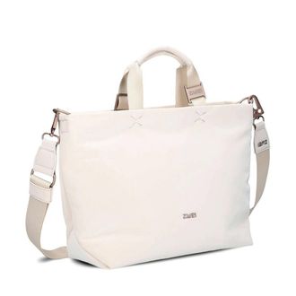 zwei Damen Shopper NEO NE150 Handtasche 10 Liter, kleiner City-Shopper mit Kurzgriffen, Schultergurt verstellbar, Puffer-Design, Hauptfach mit Rei&szlig;verschlu