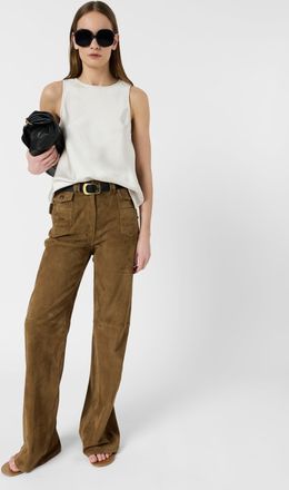 Gerard Darel Top sans manche en satin - CALLISTA - Ecru