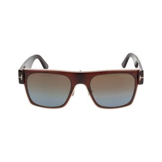 Tom Ford unisex, Accessoires, Brun, Taille: 54 MM Edwin Lunettes de soleil
