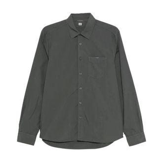 C.P. Company C.p. Company - Chemise boutonn&eacute;e Popeline Manches Longues - Homme - Chemises - Vert - Taille: S