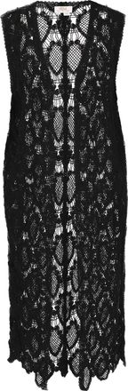 Usha Strickjacke Frauen Schwarz