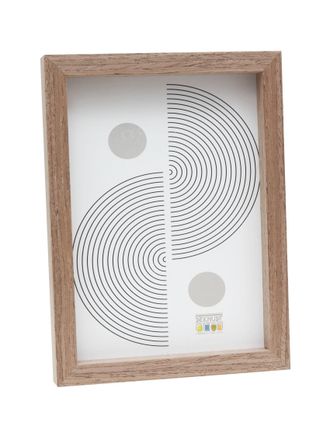 Deknudt Frames Bilderrahmen - Holz-Finish in Holzoptik braun - schlicht - FSC Mix - f&uuml;r Format 18 x 24 cm - zum Aufh&auml;ngen oder Aufstellen