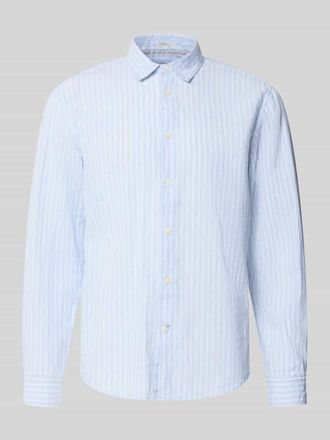 Pepe Jeans London Regular Fit Freizeithemd aus Leine-Baumwoll-Mix Modell PHILIPPE