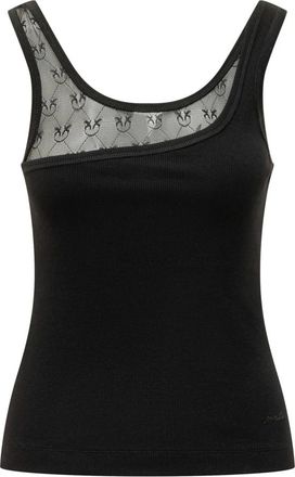 Pinko Pinko, Femme, Tops, Noir, Taille: 38 FR Cupboard Canotta