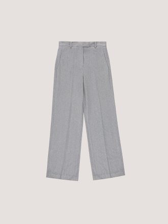 Circolo 1901 Masculine Trousers in Herringbone Multilino Carta da Zucchero / 38