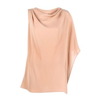 Max Mara 059 Bluse mit weitem &Auml;rmel - - Blouses & Shirts - Damen - Beige - L