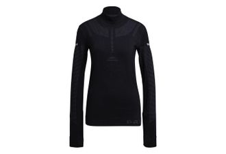 adidas Performance Langarmshirt Primeknit Midlayer (Half-Zip) schwarz Damen