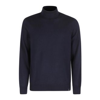 Fay Rollkragenpullover - - Knitwear - Herren - Blau - 2XL