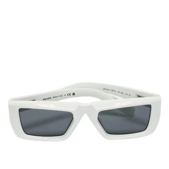 Prada Pre-owned Spr24Y Sonnenbrille - - Pre-owned - Damen - Wei&szlig; - ONE SIZE
