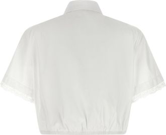 Ermanno Scervino Lace Insert Shirt - White