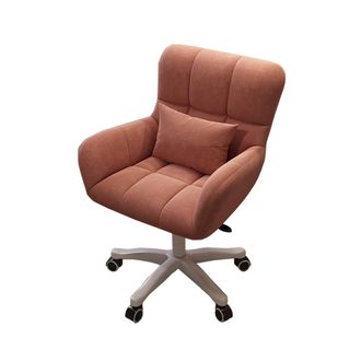 Generic 360&deg; Drehbarer Home-Office-Stuhl Mit Lordosenst&uuml;tze Und Verstellbarer H&ouml;he for Schminktisch Oder Schreibtisch(Bean Paste)