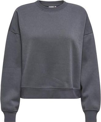 Only Onlbest L/S Crew Neck SWT Noos pour Femme, Bleu Gris, L
