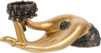 Pretyzoom Bergamotte Lotus Kerzenhalter Erinnerungskerze Papa Kerzen Leuchter Ornamente R&auml;uchergef&auml;&szlig; Papa-gedenkkerze R&auml;ucherst&auml;bchenhalter R&auml;ucherkegel R&uuml;ckflu