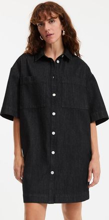 La Redoute Collections Robe Ample Courte En Denim Signature Sara