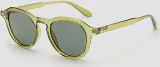Mango Lunettes de soleil monture semi-transparente kaki - Homme - Taille unique - MANGO MAN
