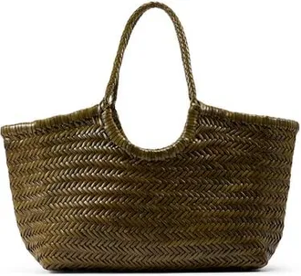 Dragon Diffusion Sac cabas Nantucket en cuir tress&eacute;