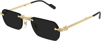 Cartier Premi&egrave;re Sonnenbrille - - Accessories - unisex - Gelb - 55 MM