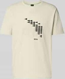 HUGO BOSS Relaxed Fit T-Shirt aus Baumwoll-Mix Modell TS_NETWORK FLAG