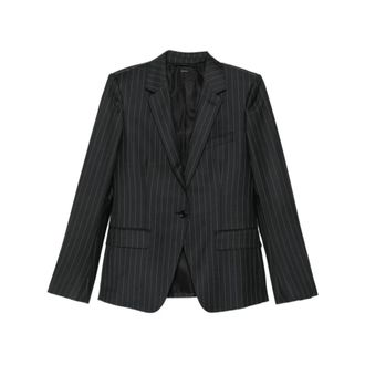 Tom Ford Pinstripe Blazer - - Jackets - Damen - Schwarzk - XS
