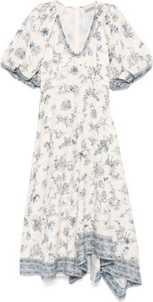 Alemais robe Casa à coupe mi-longue - Tons neutres