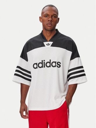 adidas T-Shirt Adicolor KR1403 Wei&szlig; Loose Fit