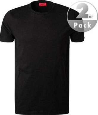 HUGO BOSS Herren T-Shirts schwarz Baumwolle