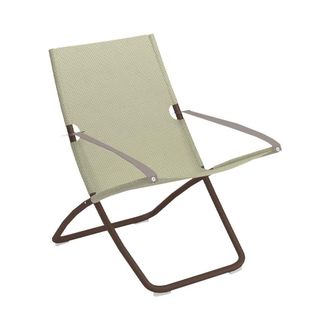 Emu Snooze Liegestuhl Code 201 Stahl/Emu-tex Indishbraun Fabre Cod. 41