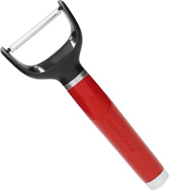 KitchenAid Y-Sch&auml;ler, Edelstahlsch&auml;ler mit beweglicher Klinge f&uuml;r Fr&uuml;chte und Gem&uuml;se - Empire Rot