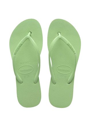 Havaianas Slim Flatform, elegante, langlebige und vielseitige Badelatschen, mit 2,5 cm dicker Sohle, dünne Riemen, Damen
