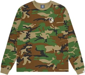 Billionaire Boys Club Homme, Tops, Multicolore, Taille: XL Tee LS Camo Waffle