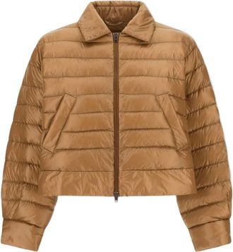 Herno Femme, Vestes, Beige, Taille: 38 FR Luxe Short Down Jacket