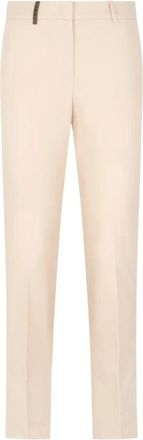 PESERICO Femme, Pantalons, Beige, Taille: 42 FR Pantalon Droit