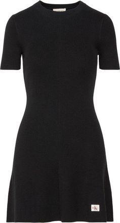 Calvin Klein Jeans Minikleid Figurbetonte Passform mit Rundhalsausschnitt