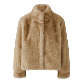 Oui Sweet Maple Jacket - Femme - Vestes - Beige - Taille: 42 FR