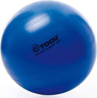 Togu Gymnastikball Powerball Premium ABS (Berstsicher), blau, 55 cm