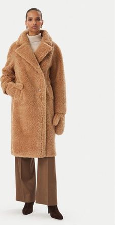 Rinascimento Rinascimento Kunstfellmantel CFC0127146003 Beige Oversize