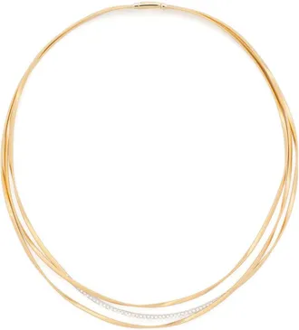 Marco Bicego collier en or 18ct pavé de diamants