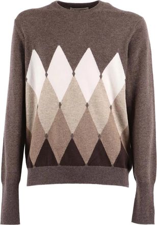 Ballantyne pull à losanges - Marron